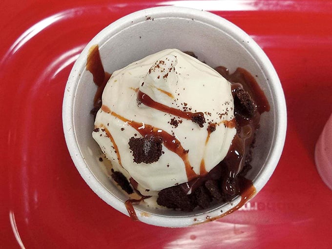 Chocolate on chocolate with a side of chocolate. For when one layer of happiness simply isn't enough.