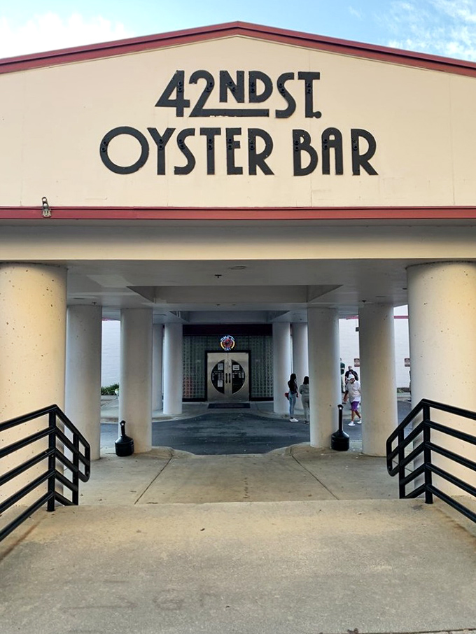 The gateway to seafood heaven. Walking through these doors is like stepping into a maritime version of Willy Wonka's factory.