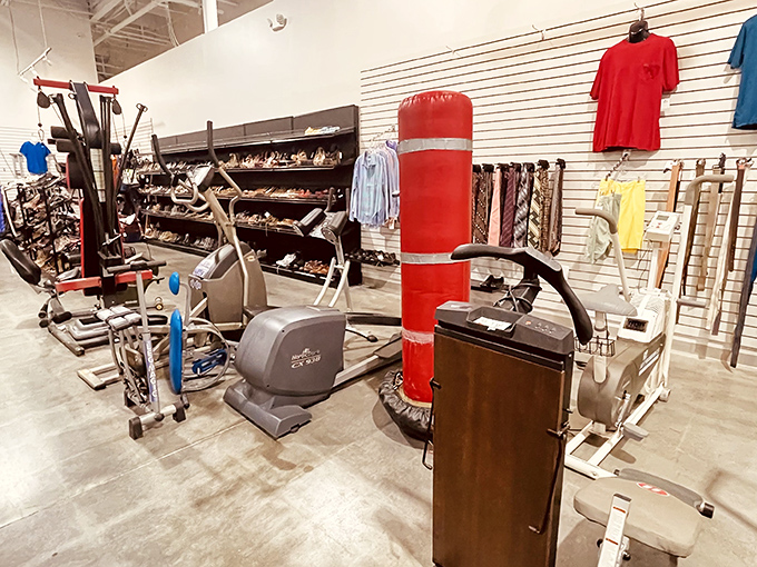 Yesterday's fitness ambitions become tomorrow's bargains&mdash;treadmills and weights waiting for someone else's New Year's resolution to arrive.