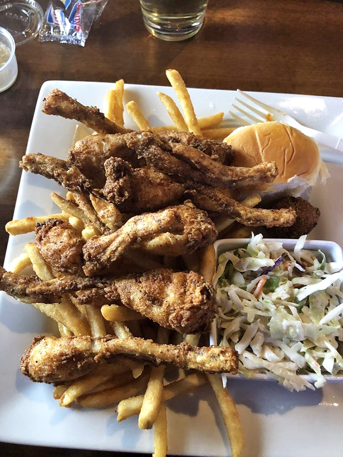 Frog legs: the chicken of the pond! These crispy critters are leaping off the plate and straight into seafood lovers' hearts.