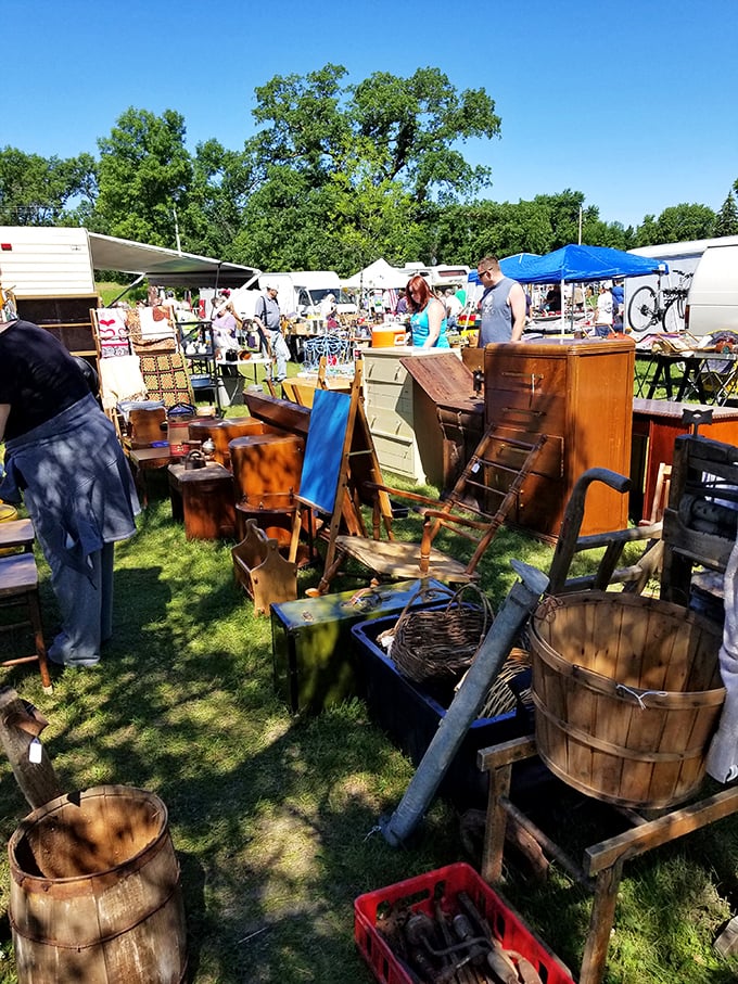 Wooden barrels, antique furniture, and the unmistakable patina of history&mdash;this isn't shopping, it's time travel with price tags.