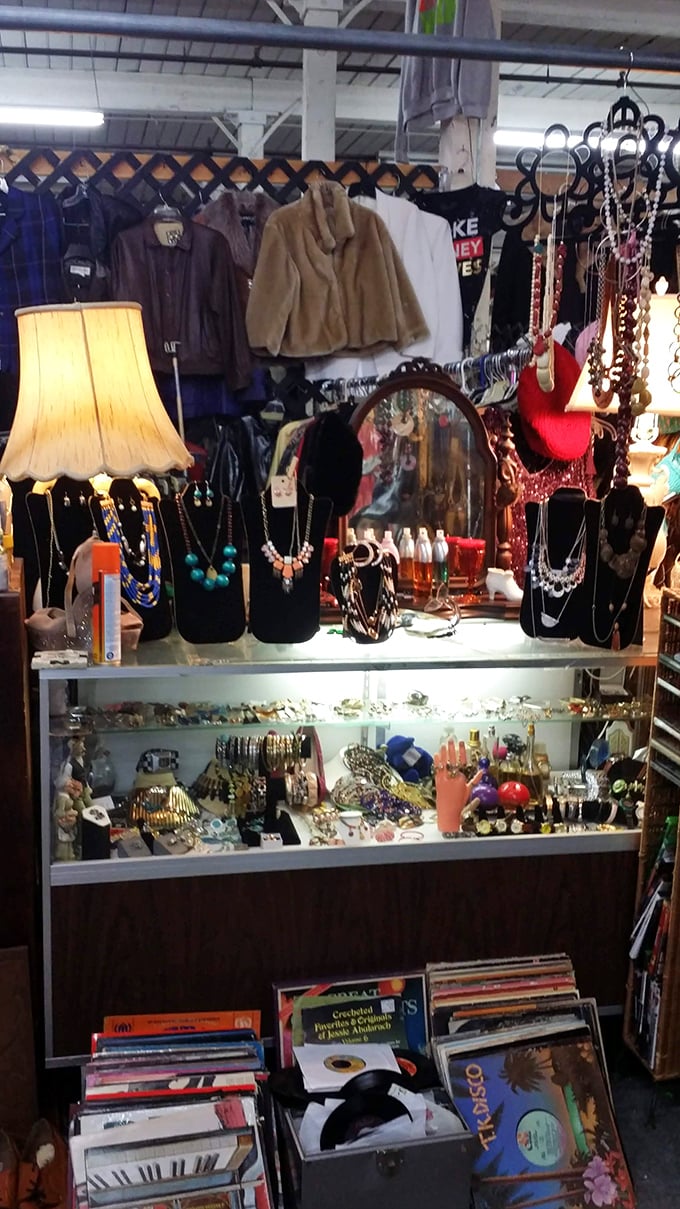 Baubles, bangles, and bling, oh my! This treasure trove of trinkets is like Aladdin's cave for the accessory obsessed.