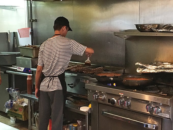 Behind the scenes of flavor town. Watch the pit master work their smoky sorcery, transforming humble cuts into mouthwatering masterpieces.