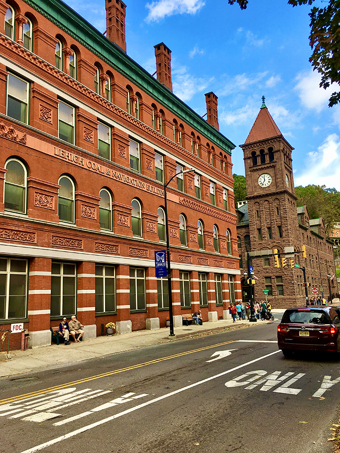 The Lehigh Coal & Navigation Building stands as a brick-and-mortar resume of industrial might, where America's energy revolution was headquartered.