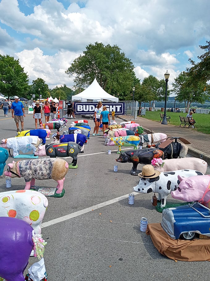 Holy cow! Madison's Ribberfest isn't just a festival&mdash;it's a bovine beauty pageant. These painted ladies are ready for their close-up, Mr. DeMille.