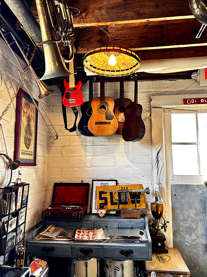 Strum a tune on memory lane! These vintage instruments are ready to play the soundtrack of nostalgia.