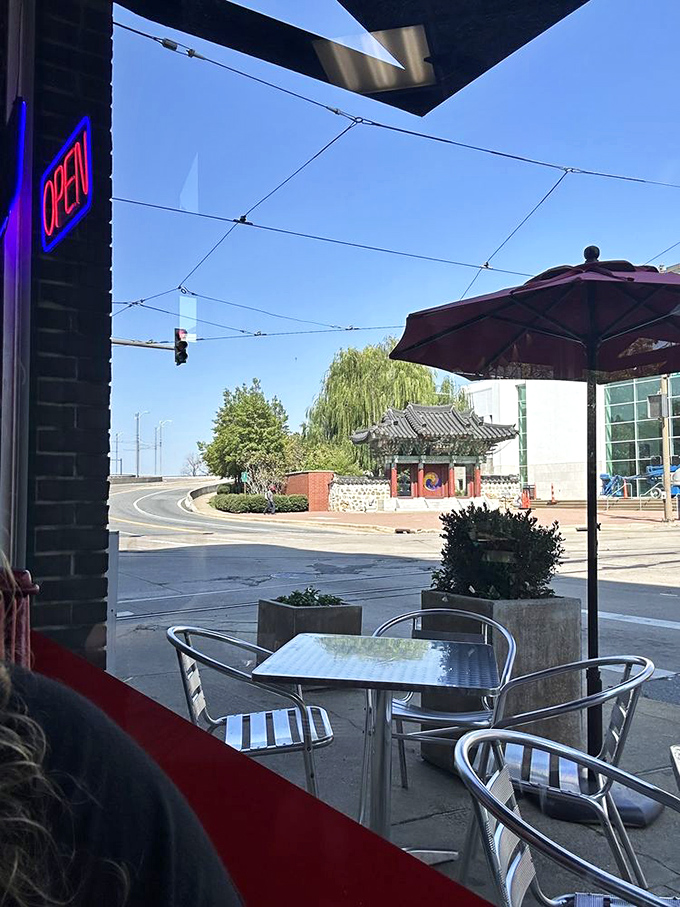 Al fresco dining with a side of people-watching. It's like your favorite sitcom come to life, but with better food and no commercial breaks.