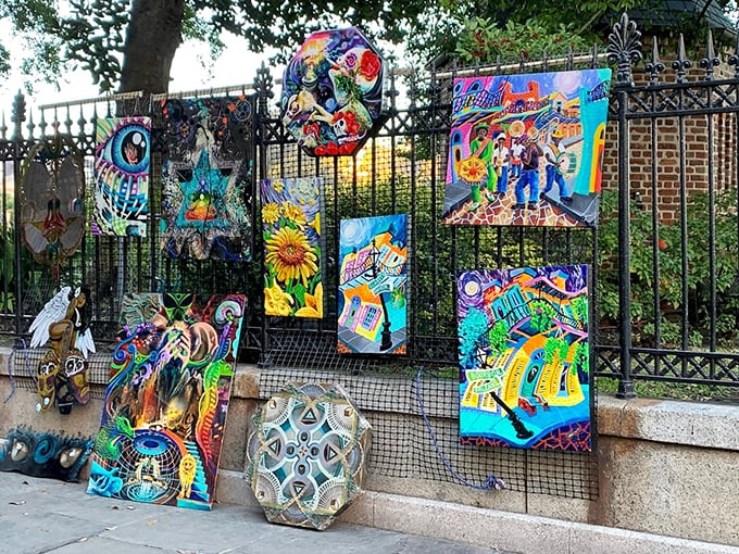 Art that jazzes up any wall! These vibrant paintings capture the soul of New Orleans in a kaleidoscope of colors.