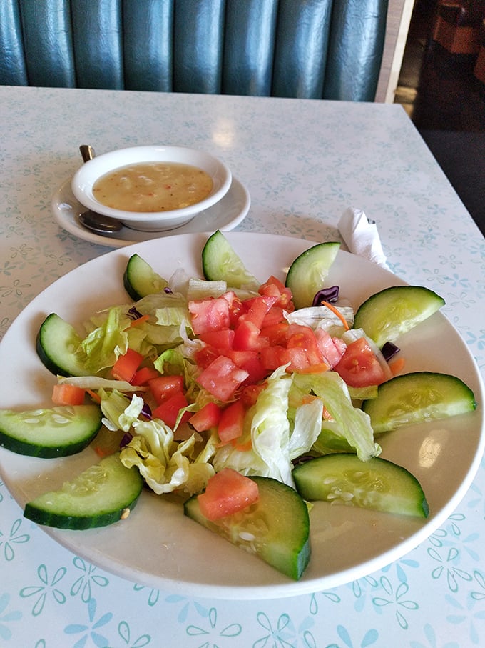 A salad so fresh, it could make a rabbit jealous. Proof that Blue Jay isn't just about indulgence.