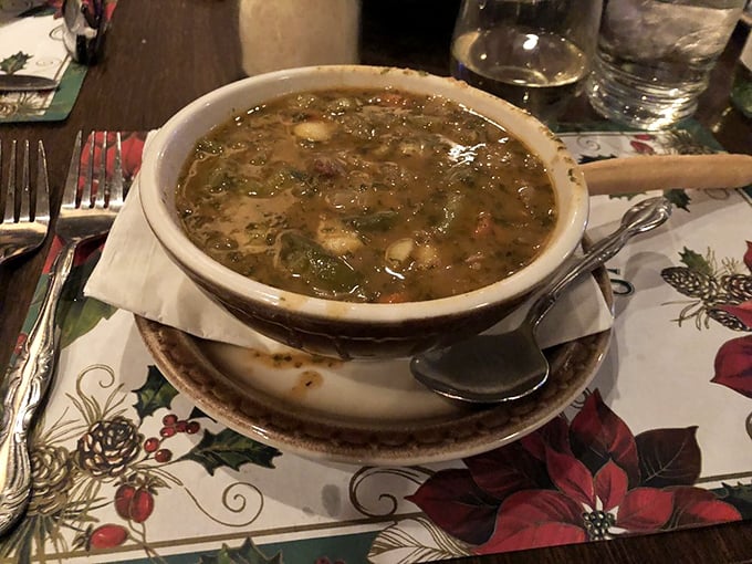 This isn't just soup; it's a warm hug in a bowl. Comfort food that speaks the universal language of "Mmmm."