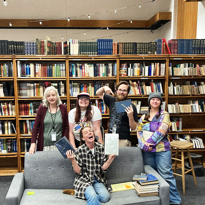 The dream team of bibliophiles! These folks could probably find you a book faster than Google, and with better recommendations.