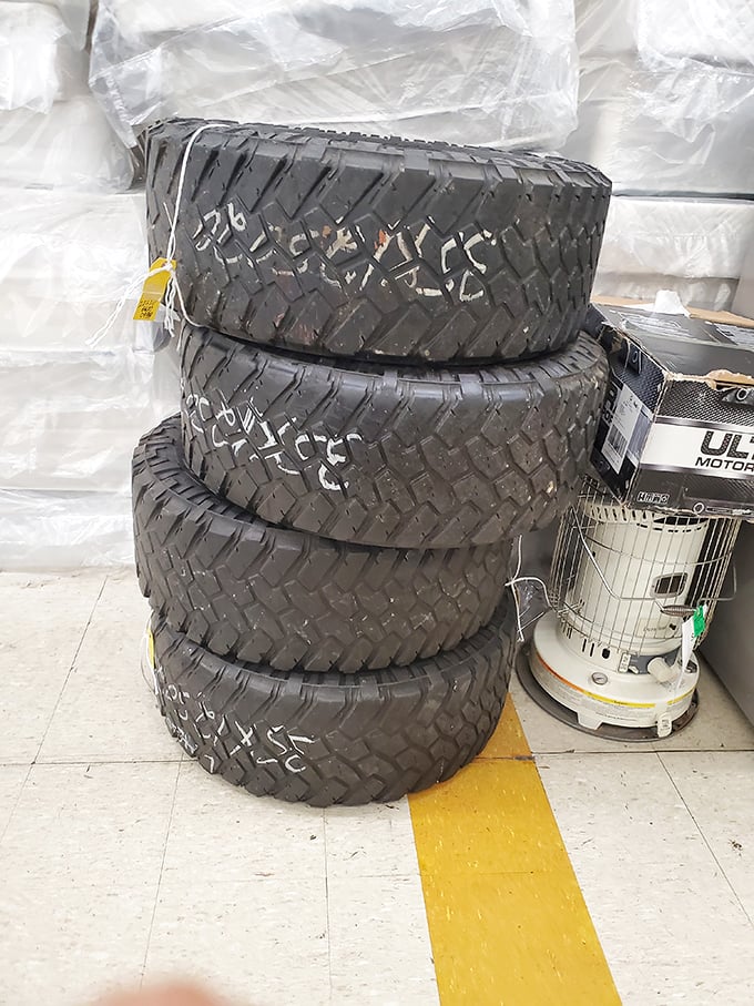 Tired of high prices? Roll on over to this rubber roundup where savings are always in-tread-ible!