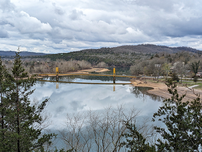 A view fit for a monarch. From this vantage point, you can survey your "kingdom" and plot your next Ozark adventure.