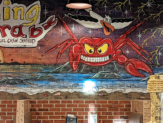 Holy mackerel! This wall art is like Finding Nemo meets The Godfather. Sleep with the fishes? No thanks, I'd rather eat them!