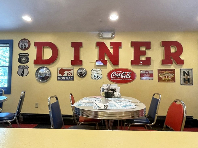 Wall-to-wall nostalgia! It's like someone raided your cool uncle's garage and turned it into the world's coolest mood board.