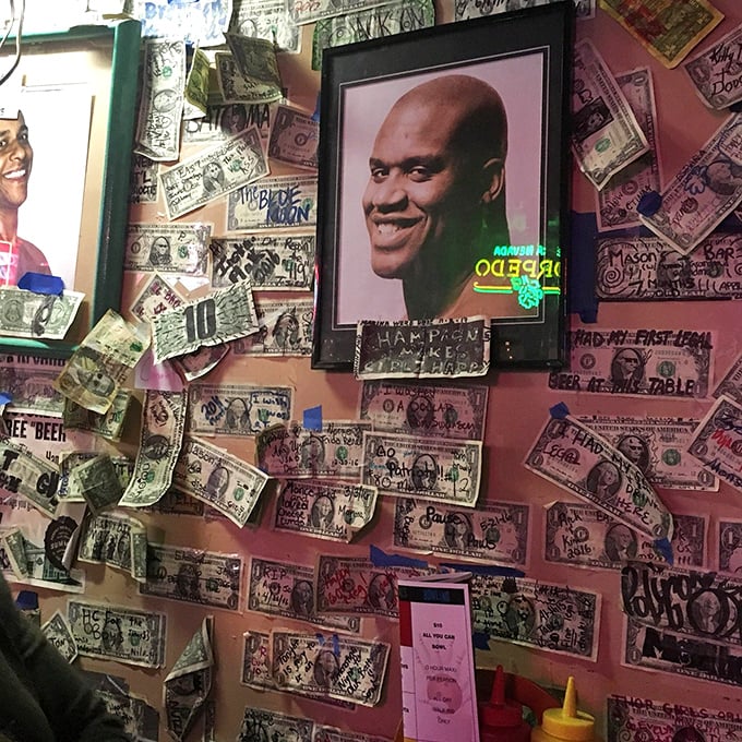 Wall Street's got nothing on this green! The Nook turns currency into art, proving money can buy happiness&hellip; if that happiness is burgers.