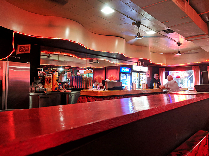 Pull up a stool and prepare for flavor! This bar serves up burgers and nostalgia in equal measure.