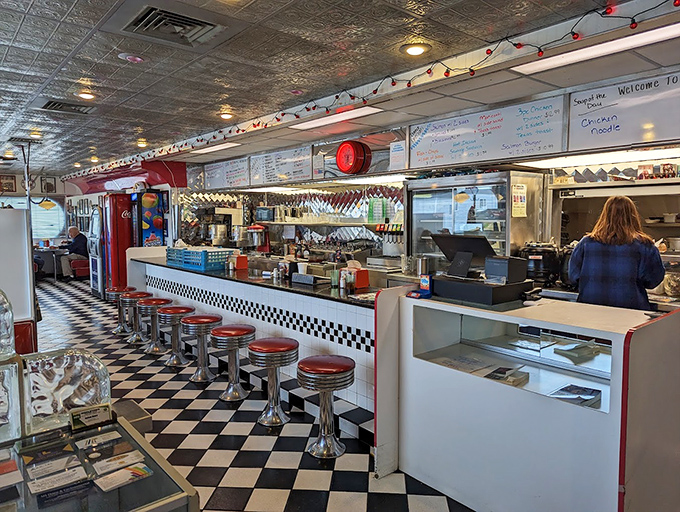 Pull up a stool and settle in for a feast! This counter has seen more stories than a librarian and served more meals than a army mess hall.