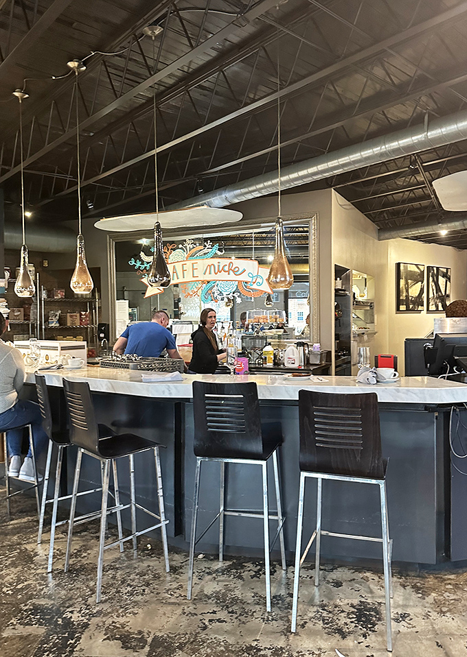 Pull up a chair at the bar and watch the culinary magic unfold. It's like "Cheers" meets "Top Chef."