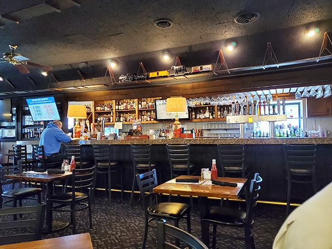 At the bar, where everybody might not know your name yet, but they'll remember how you like your steak after just one visit.