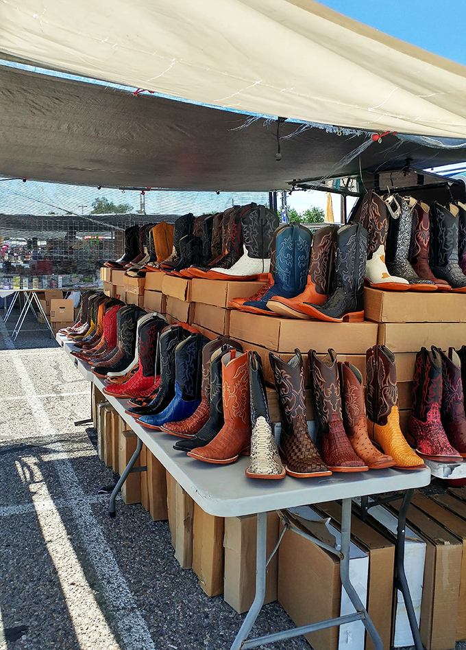 Boot scootin' boogie meets fashion forward flair. These kicks are ready to two-step from the rodeo to the runway.