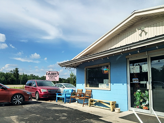 Pull up a chair and stay awhile. These seats have probably heard more local gossip than the town barber.
