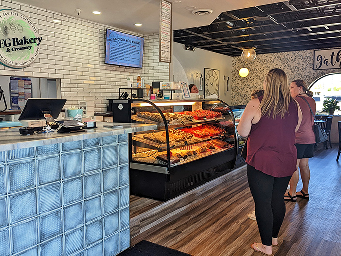Where the magic happens! This counter is the gateway to a world of sweet delights. Prepare your taste buds for takeoff.