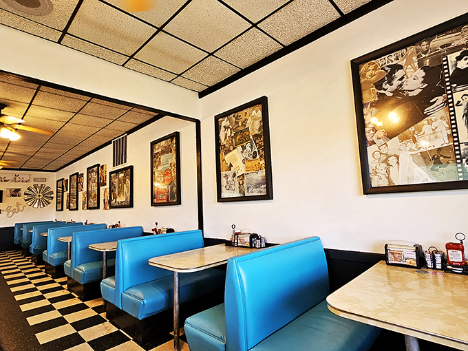 A gallery of greasy spoon greatness! These walls have more stories than a jukebox has hits.