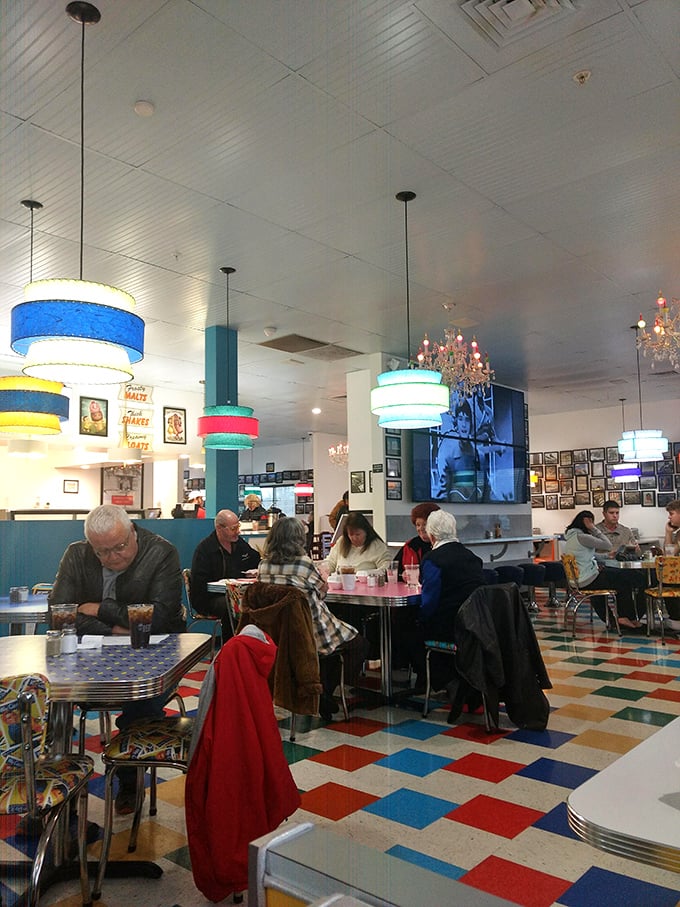 "Hungry hearts and happy faces: Red's dining room is where strangers become friends over shared love of good grub."