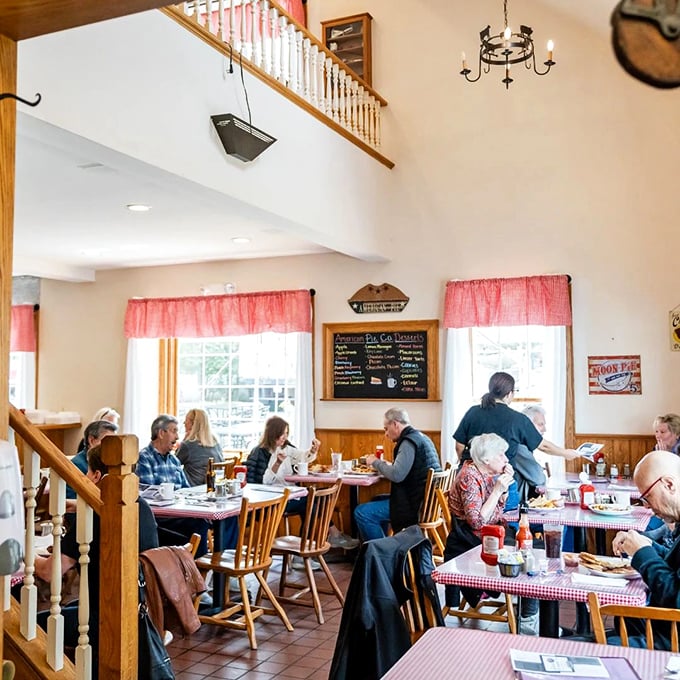 Where everybody knows your name... or soon will! This bustling dining room is where lasting friendships and unforgettable meals are made.