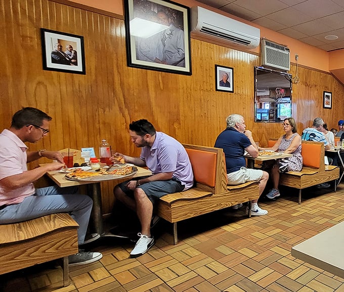 Pizza brings people together! Zuppardi's dining room is where strangers become friends, united by their love of great food.