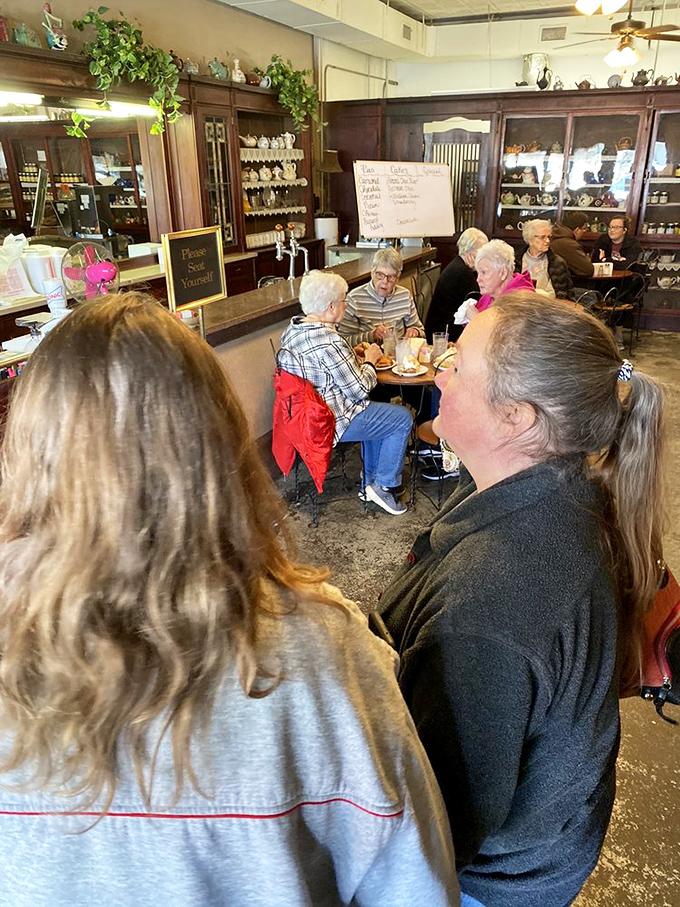 Regulars know the drill: come hungry, leave happy, and don't rush the experience. These diners understand that good food is worth waiting for.