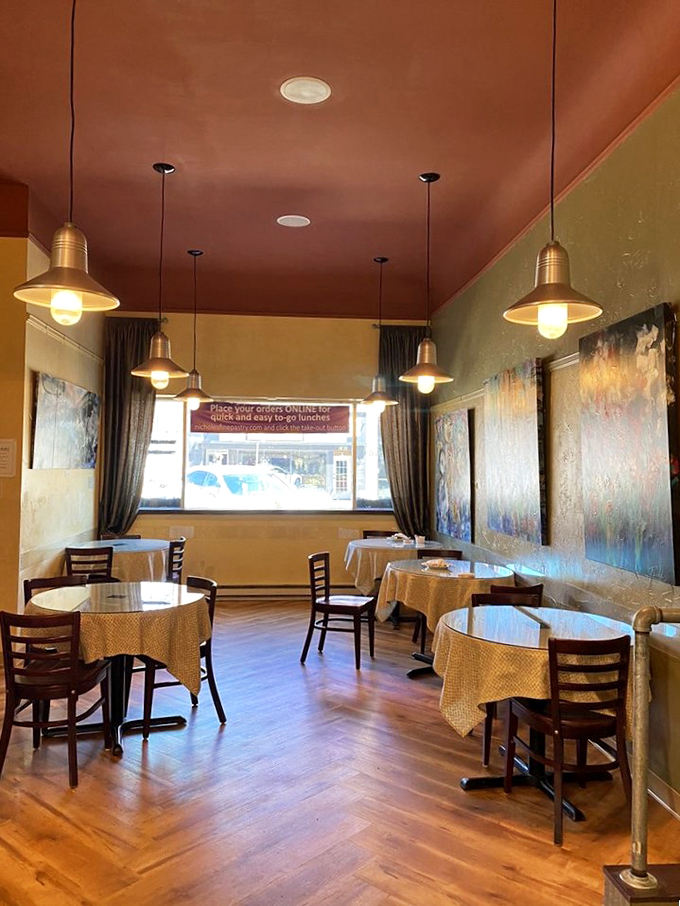 Dine in style where the art on the walls is rivaled only by the edible masterpieces on your plate. Bonus: no museum-quiet voices required!