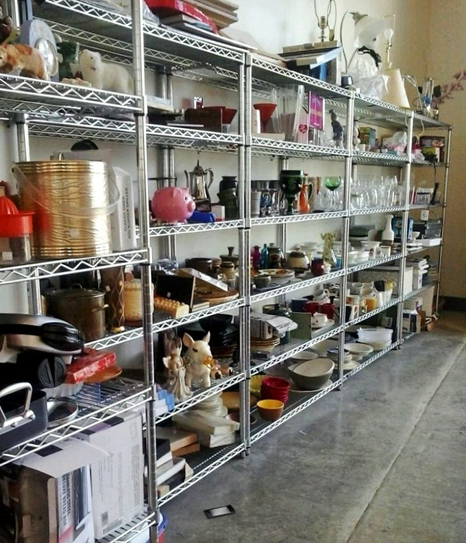 Housewares heaven where someone else's "I don't need this anymore" becomes your "I've been looking everywhere for this!" Retail therapy at its finest.