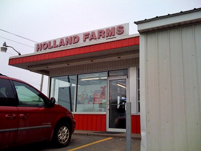 The gateway to gastronomic bliss! This entrance is like a portal to a world where calories don't count and sugar is a food group.