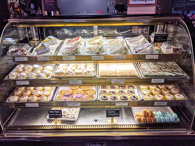 Dessert display or modern art installation? This case is packed with more colors than a Pixar movie and twice as likely to make you smile.