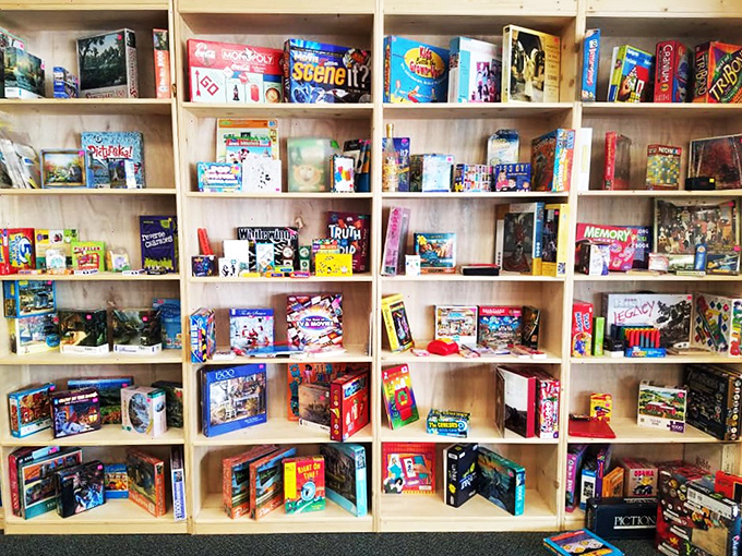 Game night, anyone? This shelf is packed with enough fun to make even the most die-hard bibliophile put down their book... maybe.