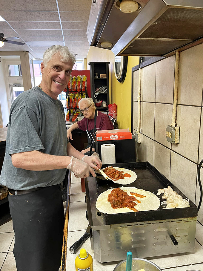 Behind the scenes magic! These kitchen wizards are crafting edible spells that'll have you under their delicious influence.