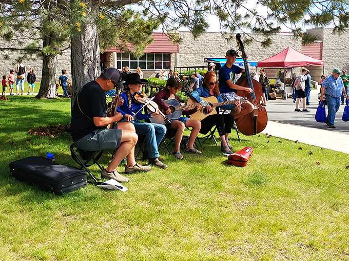 Grass roots music at its finest. These folks are plucking heartstrings as well as guitar strings.
