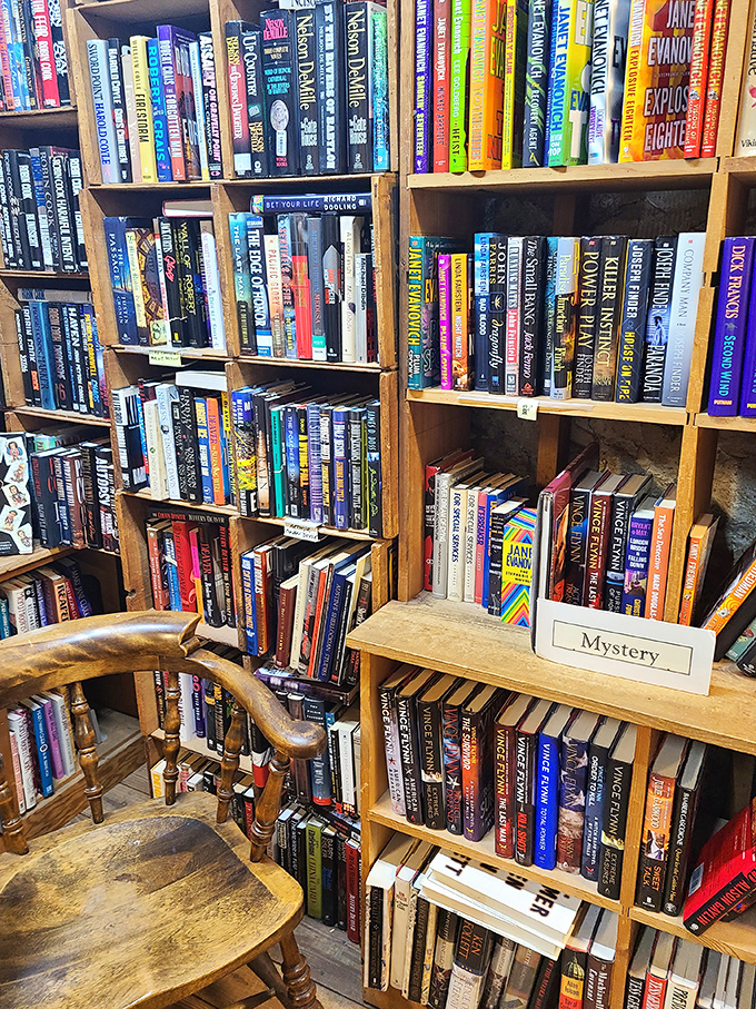 Elementary, my dear bookworm! This mystery section is so intriguing, even Sherlock Holmes would be stumped for hours.