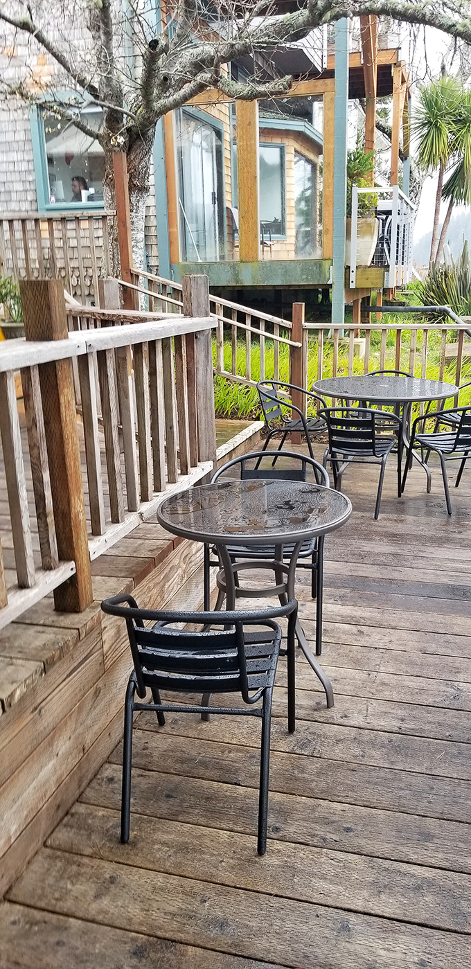 Al fresco dining with a side of coastal charm. It's like your backyard suddenly got a glow-up and moved to the beach.