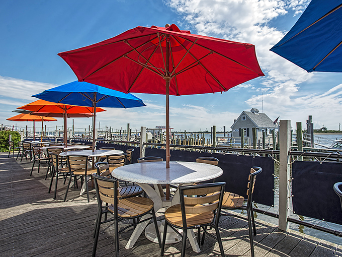 Outdoor seating with a view that'll make your Instagram followers green with envy. #NoFilterNeeded