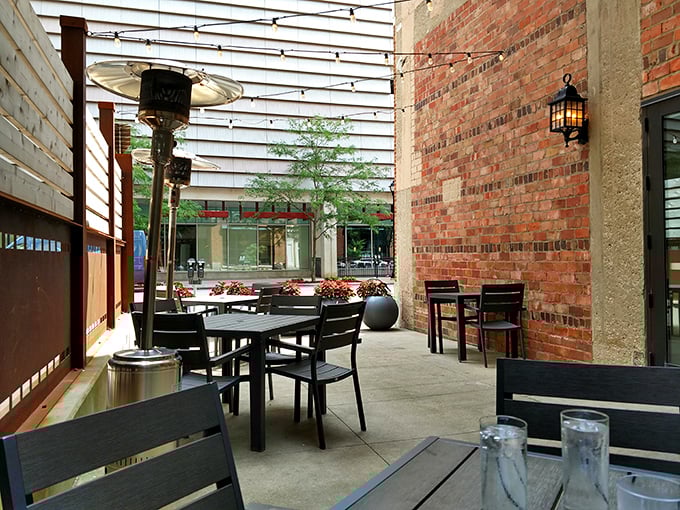 Al fresco dining with a side of urban charm. It's like a secret garden, if gardens served amazing cocktails and Southern fare.