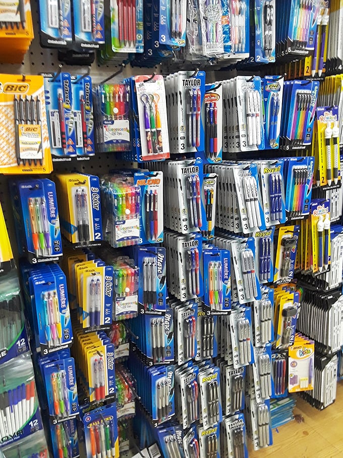 Writer's block, begone! This pen paradise has enough writing instruments to pen the next great American novel... or at least your grocery list.