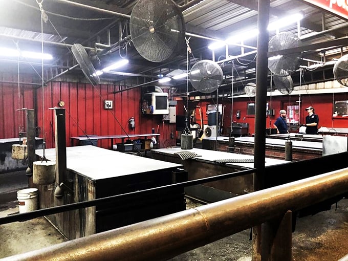 Smoke signals of deliciousness! These pits are where the magic happens, transforming humble cuts into mouthwatering masterpieces that'll haunt your dreams.