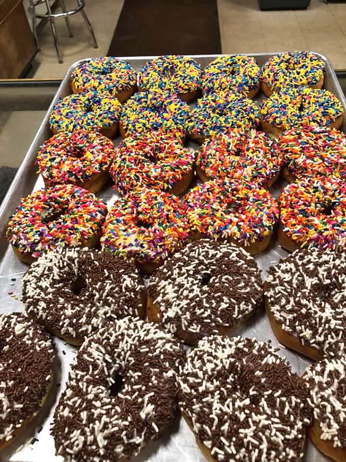 Behind the scenes of pastry perfection. This is where the magic happens, folks - and by magic, we mean butter and sugar.