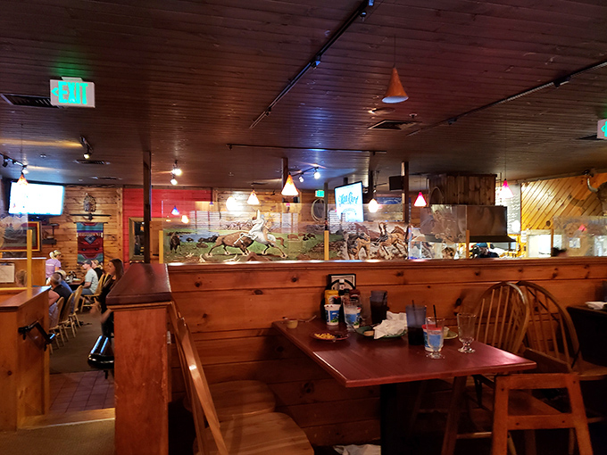 A table set for culinary adventure. Those red plates are like little stages, ready for the star dishes to make their grand entrance.