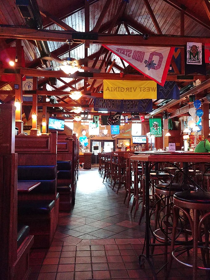 Tables, tables everywhere, and all of them a treat! J.P. Henry's dining room is ready to host your next culinary adventure.