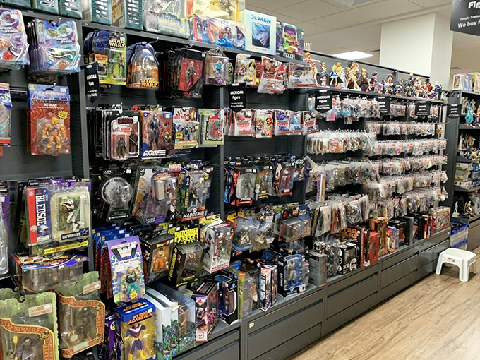Holy action figures, Batman! This toy section is where childhood dreams come to play. It's like Toy Story, but with price tags.