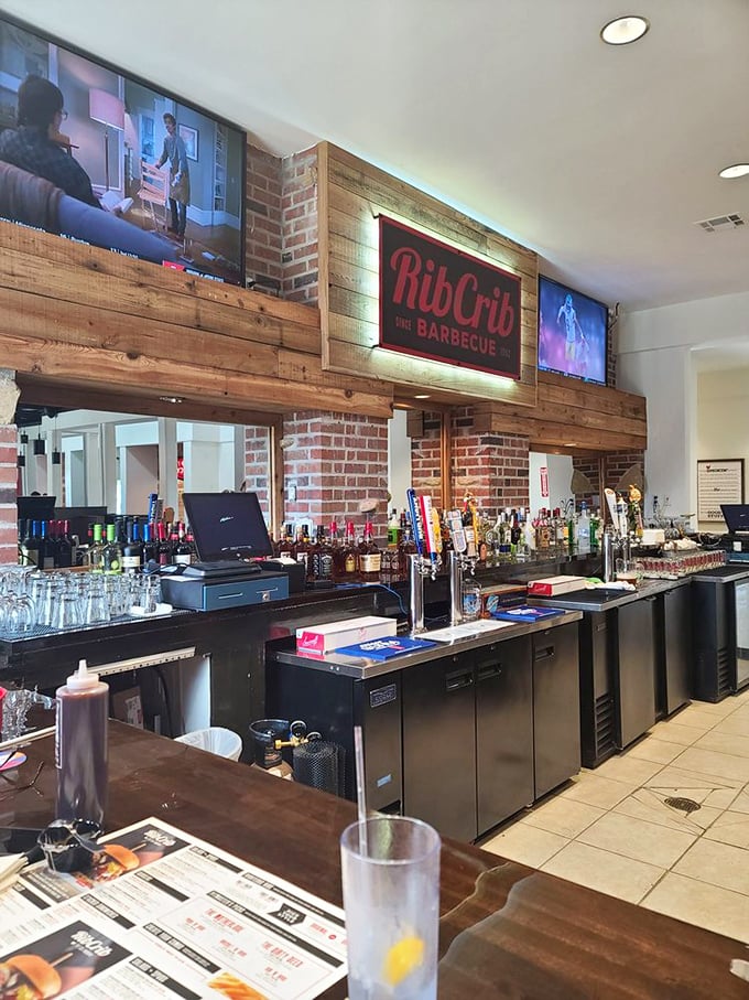 Raise the bar on your BBQ experience! RibCrib's watering hole is the perfect place to wash down all that smoky goodness.